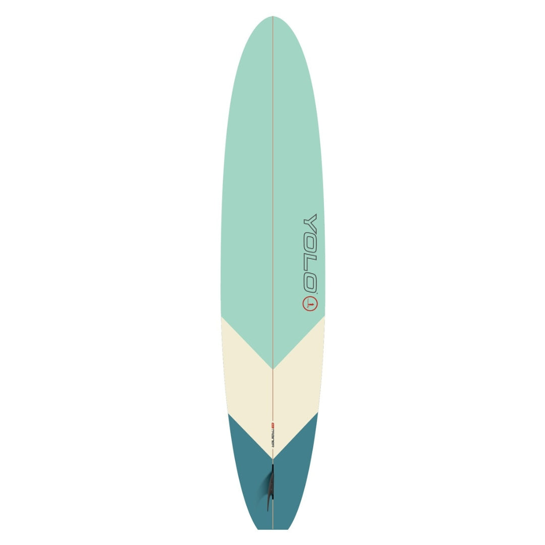 YOLO 12' Eco Trainer SUP - Color Block Blue | YOLO Board and Bike