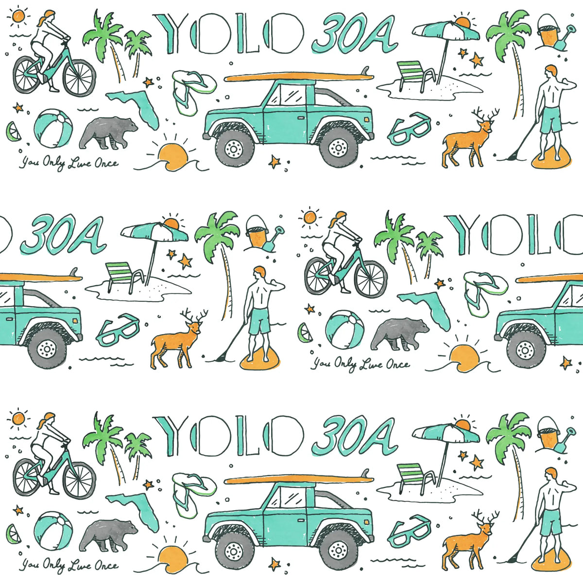 YOLO | 30A - Limited Edition Souvenir Mug | YOLO Board and Bike