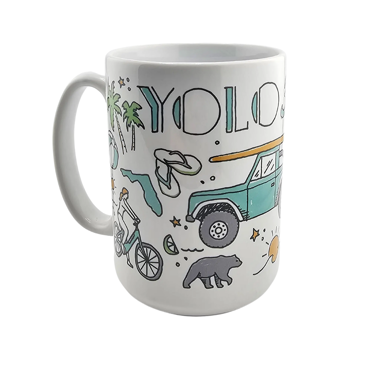 YOLO | 30A - Limited Edition Souvenir Mug | YOLO Board and Bike