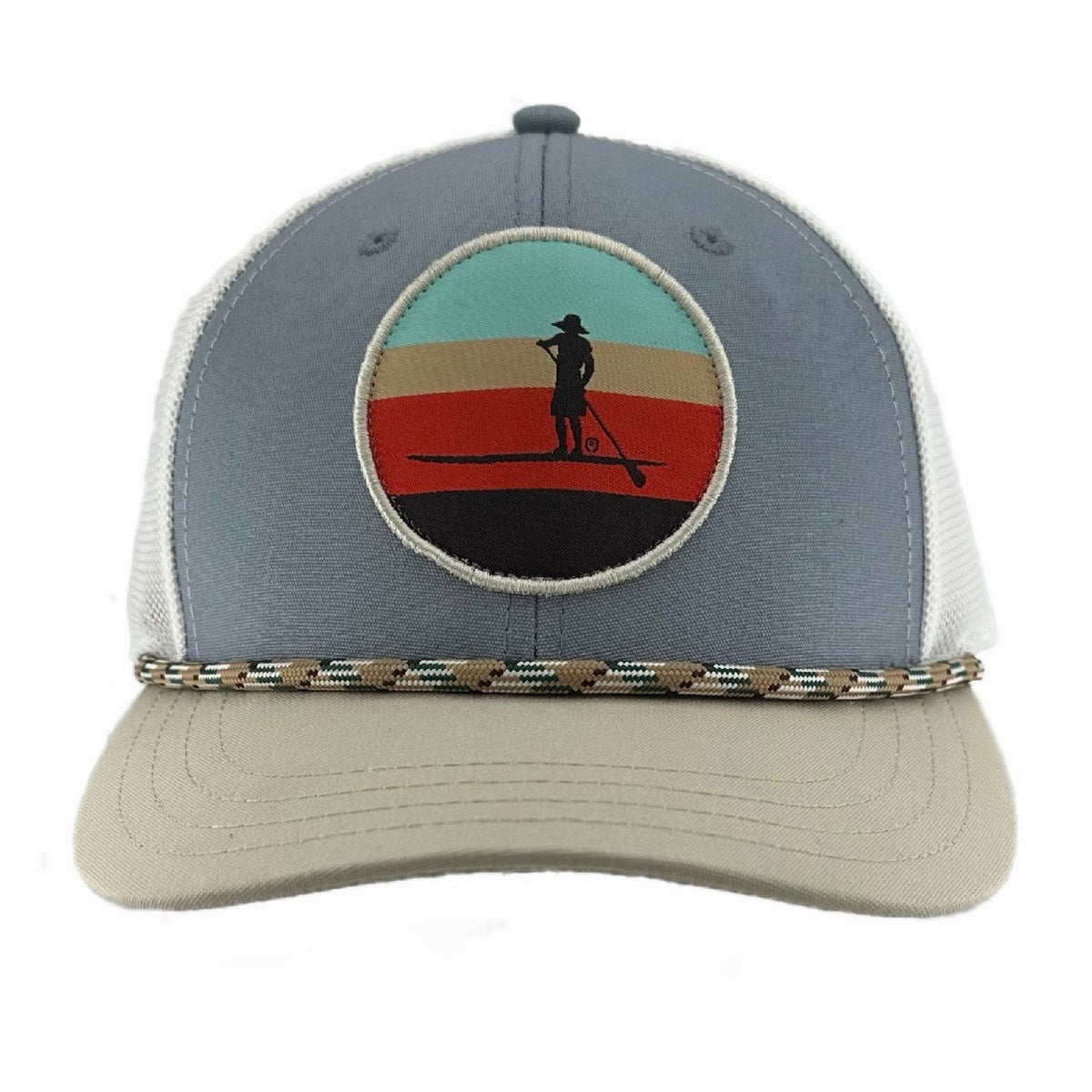 Paddle Man Corded Hat - Blue/Tan | YOLO Board and Bike