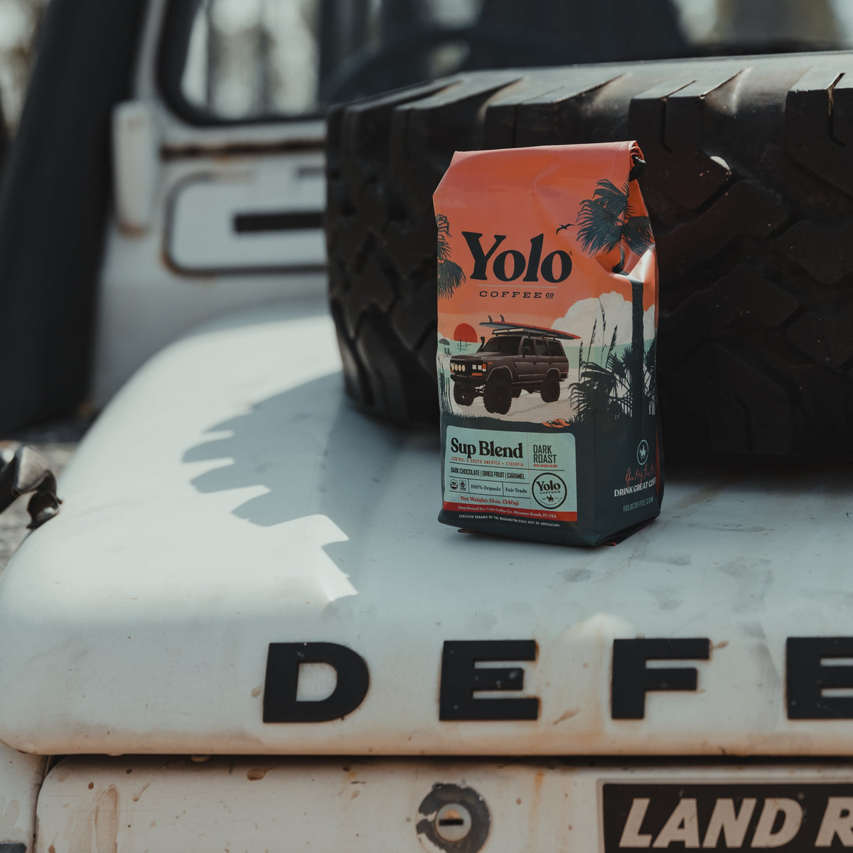 YOLO Original Blend Organic Dark Roast Coffee 12OZ | YOLO Board and Bike